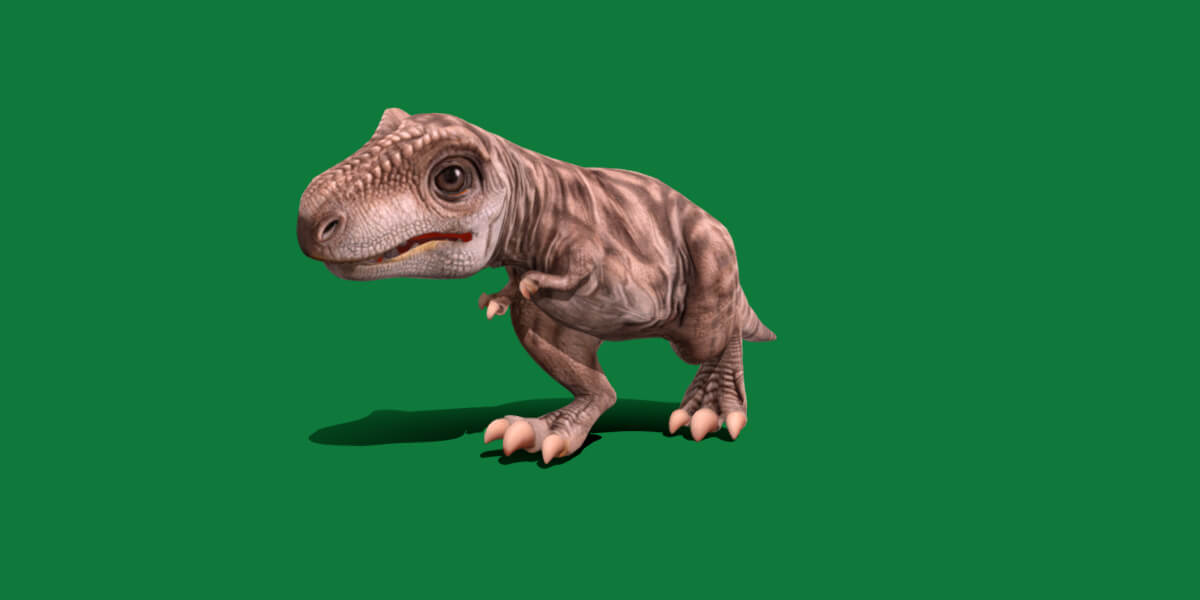 Tyrannosaurus Rex Baby Dinosaur - 3D Model by Nyilonelycompany