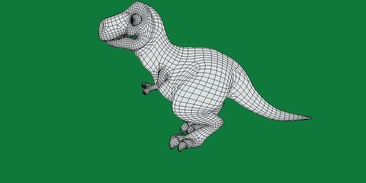 Tyrannosaurus Rex Baby Dinosaur - 3D Model by Nyilonelycompany