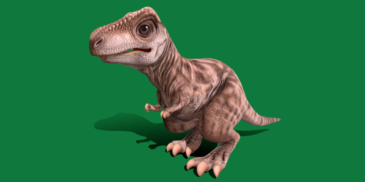 Tyrannosaurus Rex Baby Dinosaur - 3D Model by Nyilonelycompany
