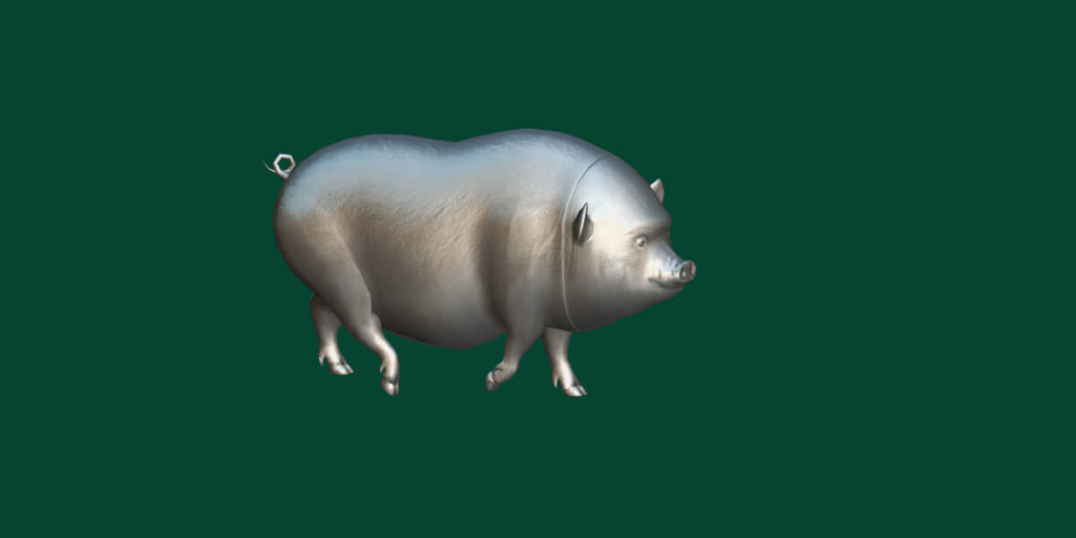 Vietnamese Pot-Bellied Pig Animal 3D Model by Nyilonelycompany