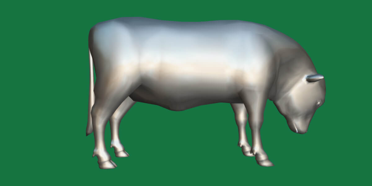 White Bull Cattle - 3D Model by Nyilonelycompany