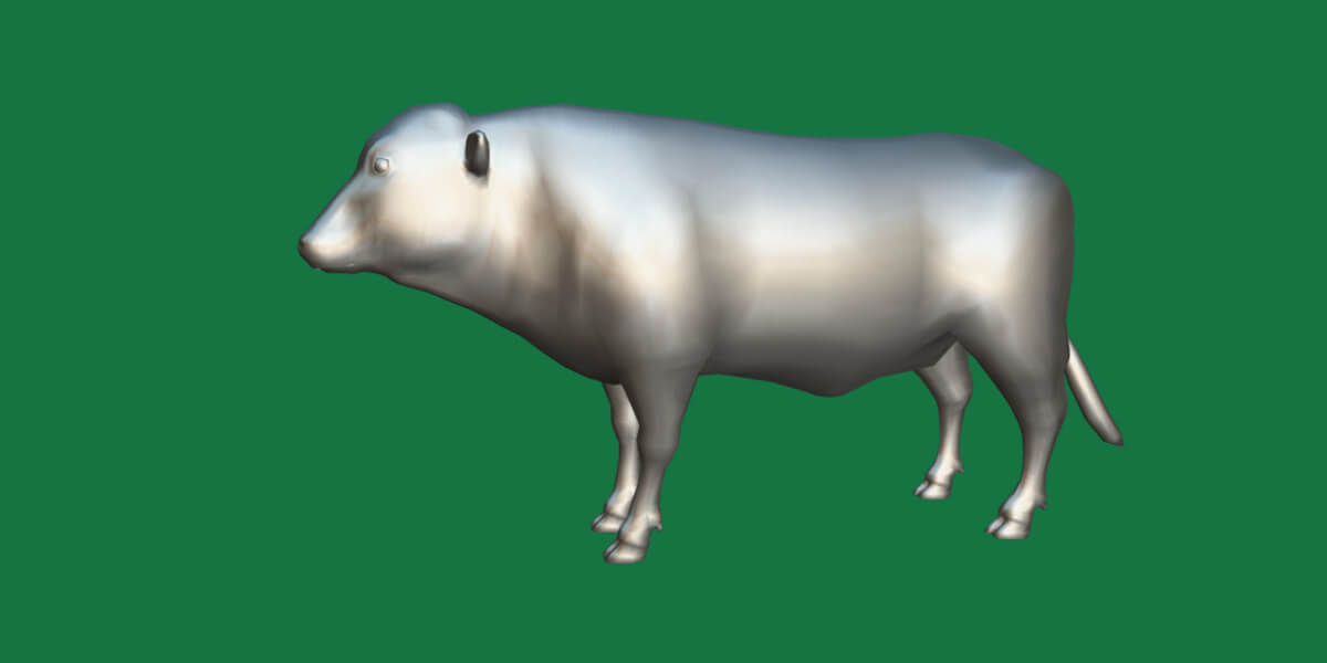 White Bull Cattle - 3D Model by Nyilonelycompany