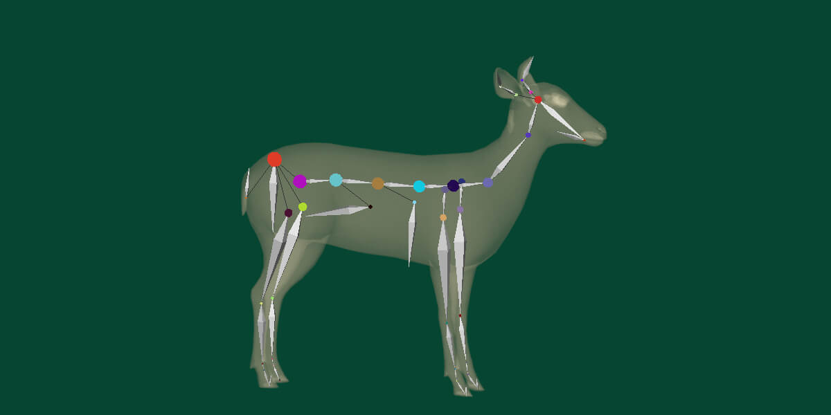 White Tailed Deer Female - 3D Model by Nyilonelycompany