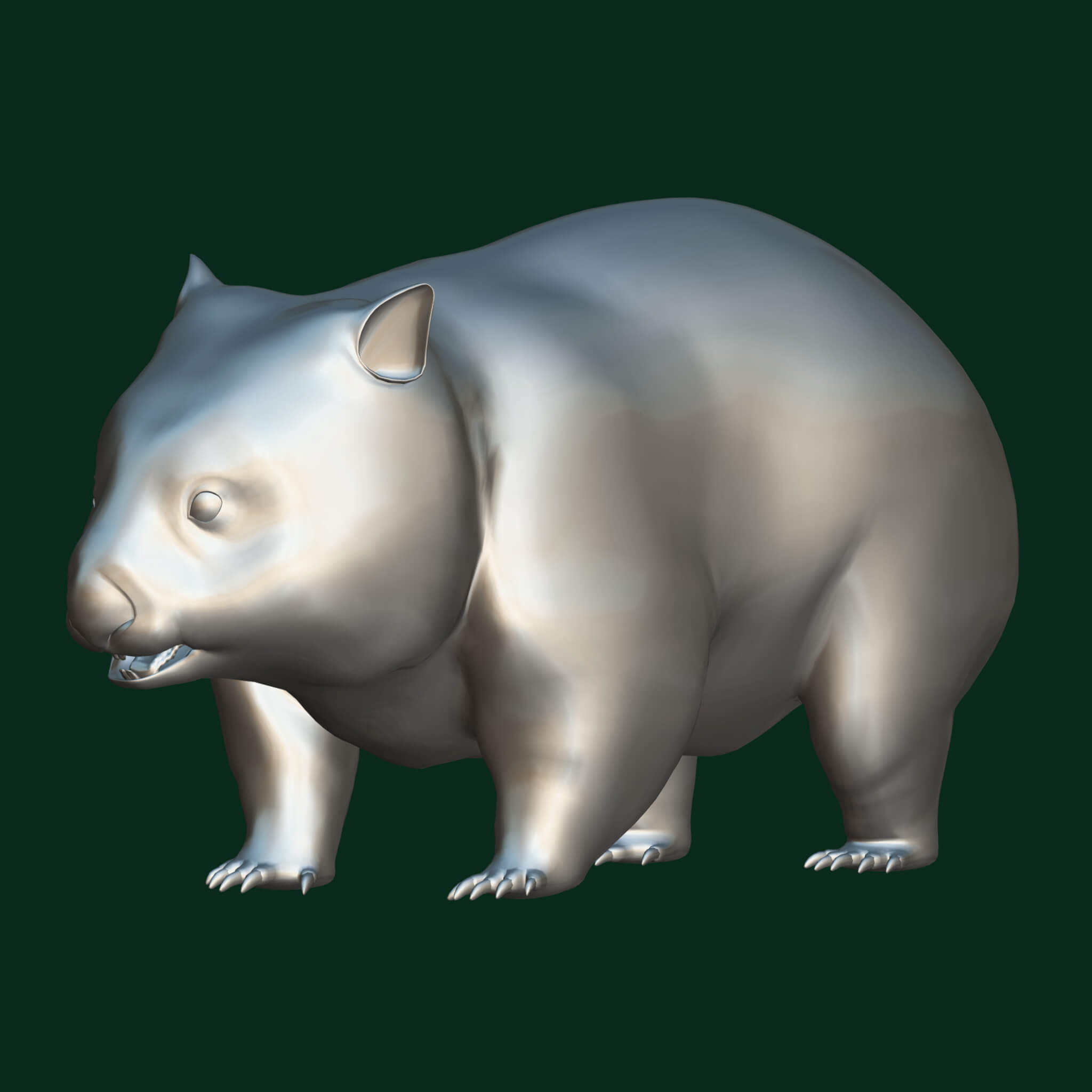 Wombats Animal Game Ready - 3D Model by Nyilonelycompany