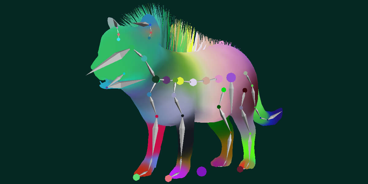 Young Aardwolf Offspring - 3D Model by Nyilonelycompany