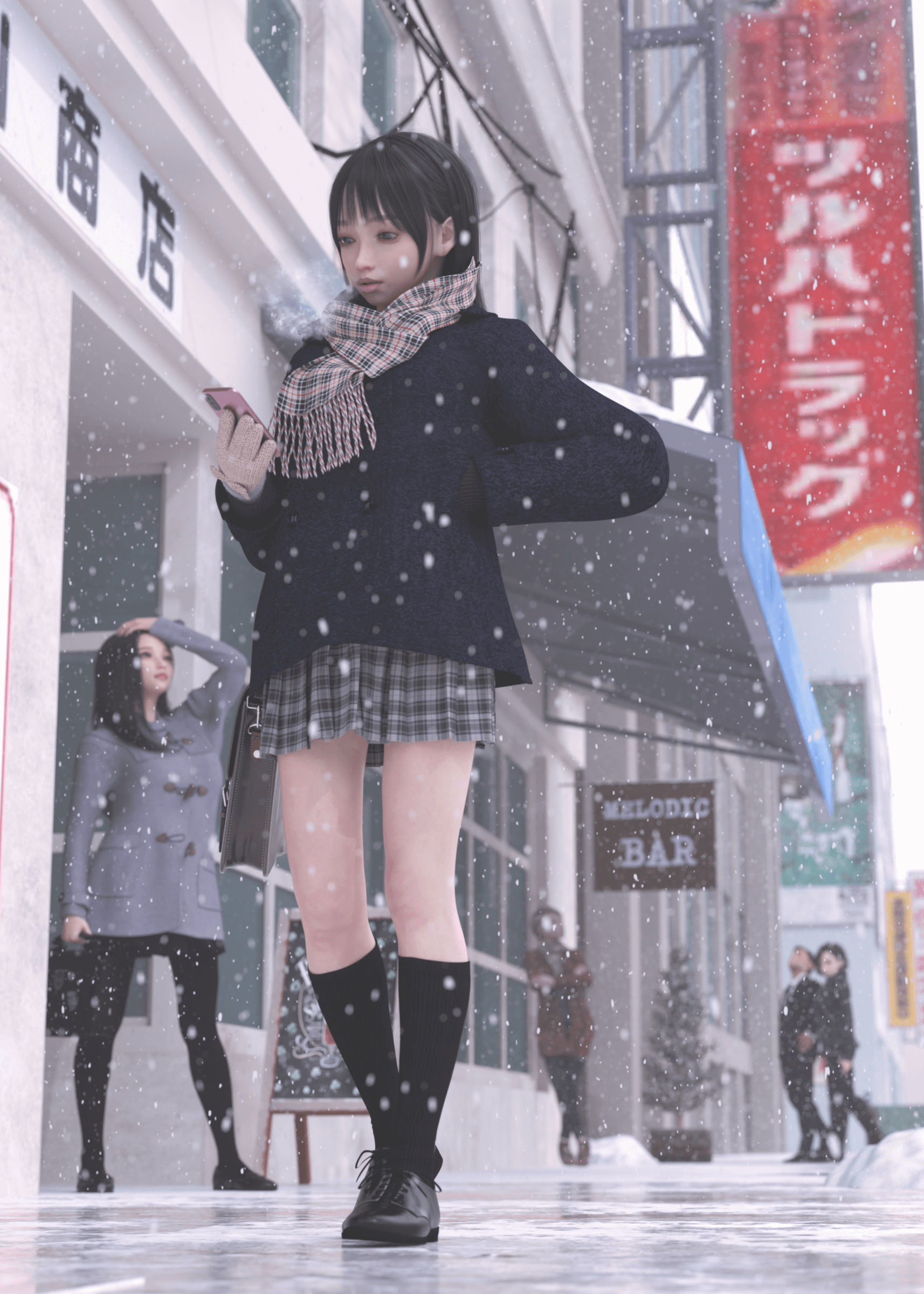 Winter has come. 3D Render, Digital Art by nzk40