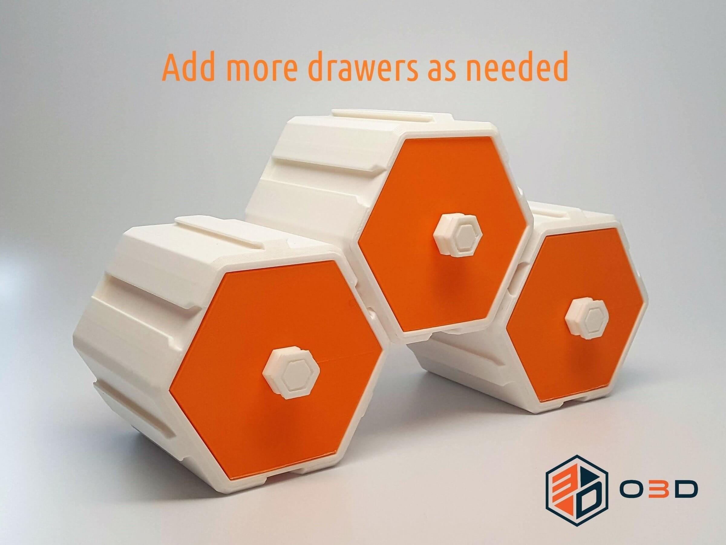 The HIVE Evo - Modular Drawer System 3D Model by O3D
