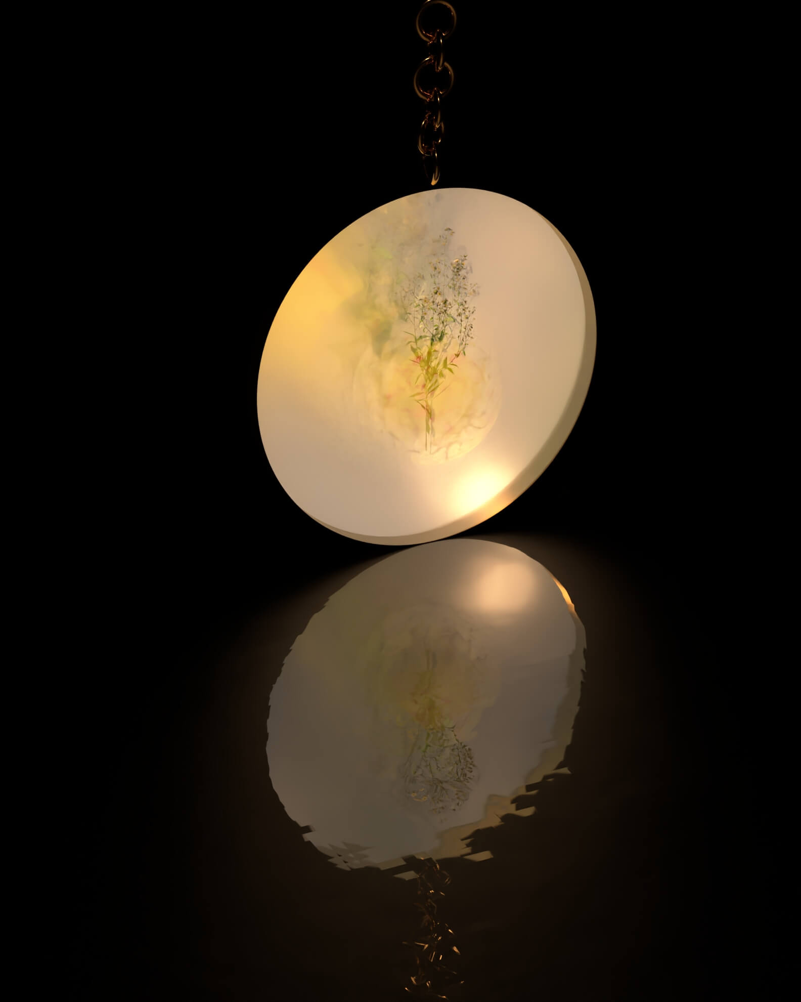 Amber Lens 3D Render | RenderHub Gallery