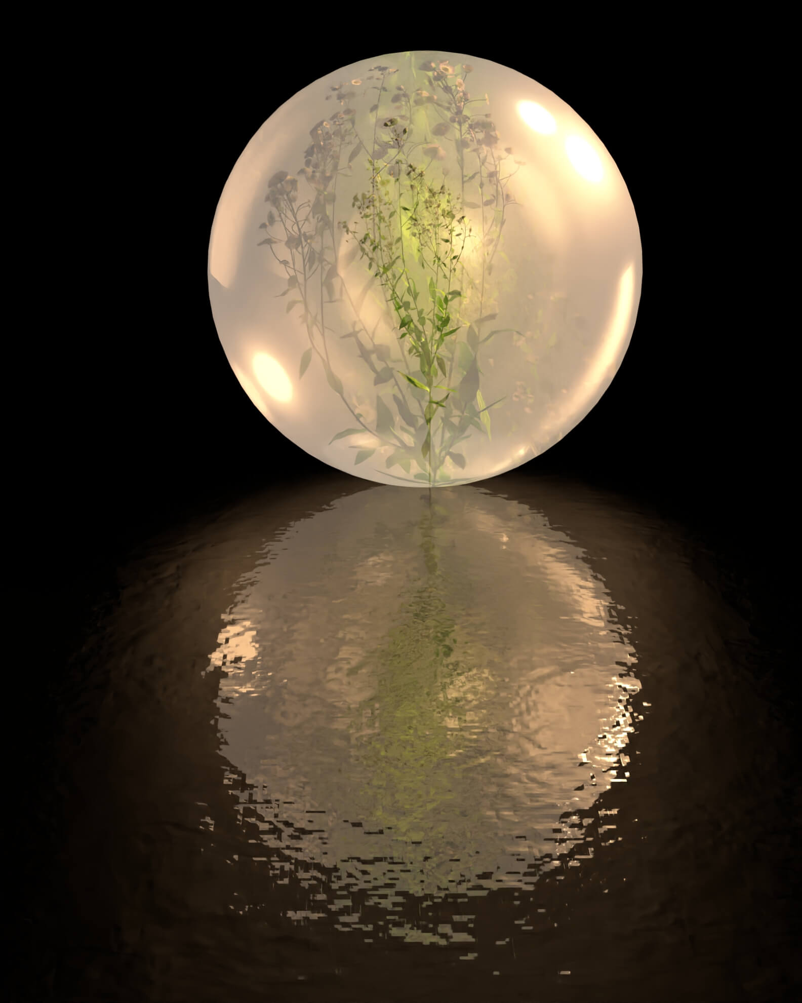And The Living Is Easy 3D Render, Digital Art by OberonRex