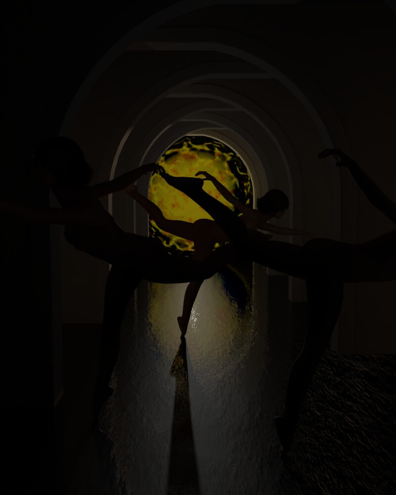 Dancing 3D Render, Digital Art by OberonRex