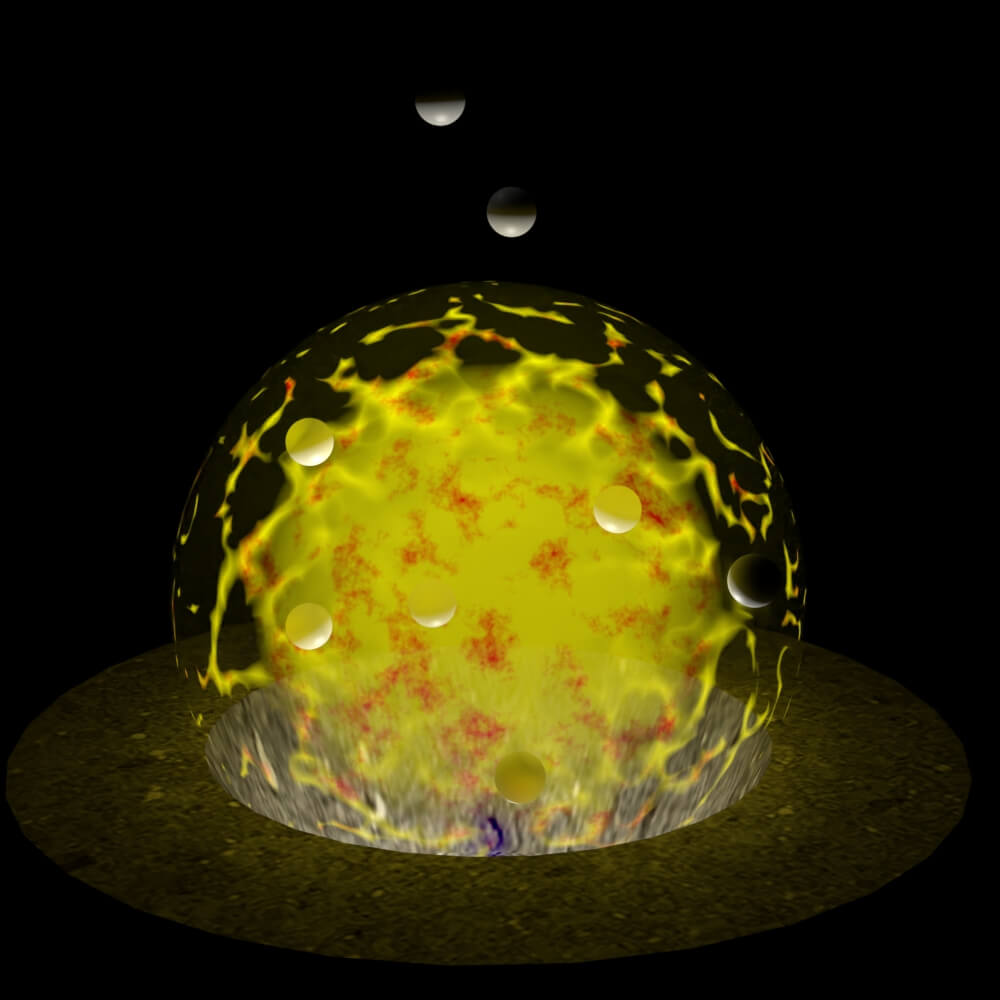 Great Balls Of Fire 3D Render, Digital Art by OberonRex