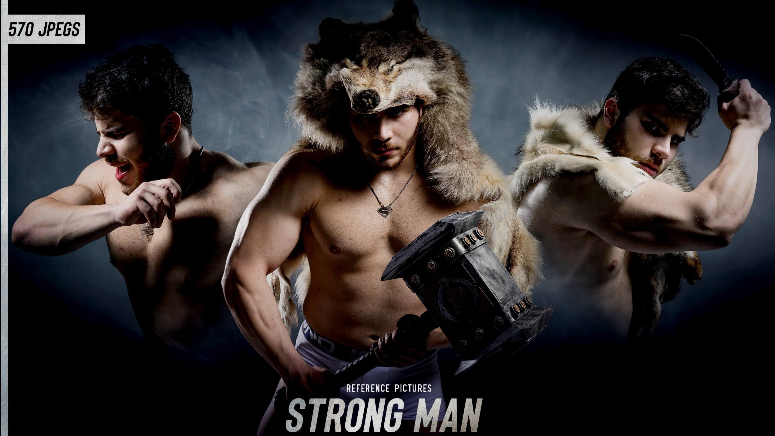 570 Strong Man Poses Reference Pictures by obscura_29