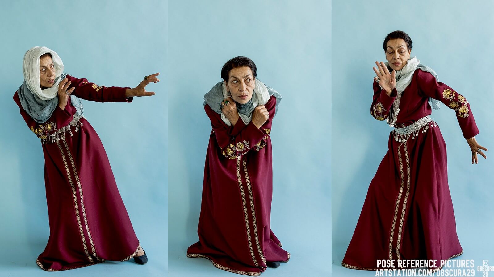 910 Woman in Traditional Dress Reference Pictures by obscura_29