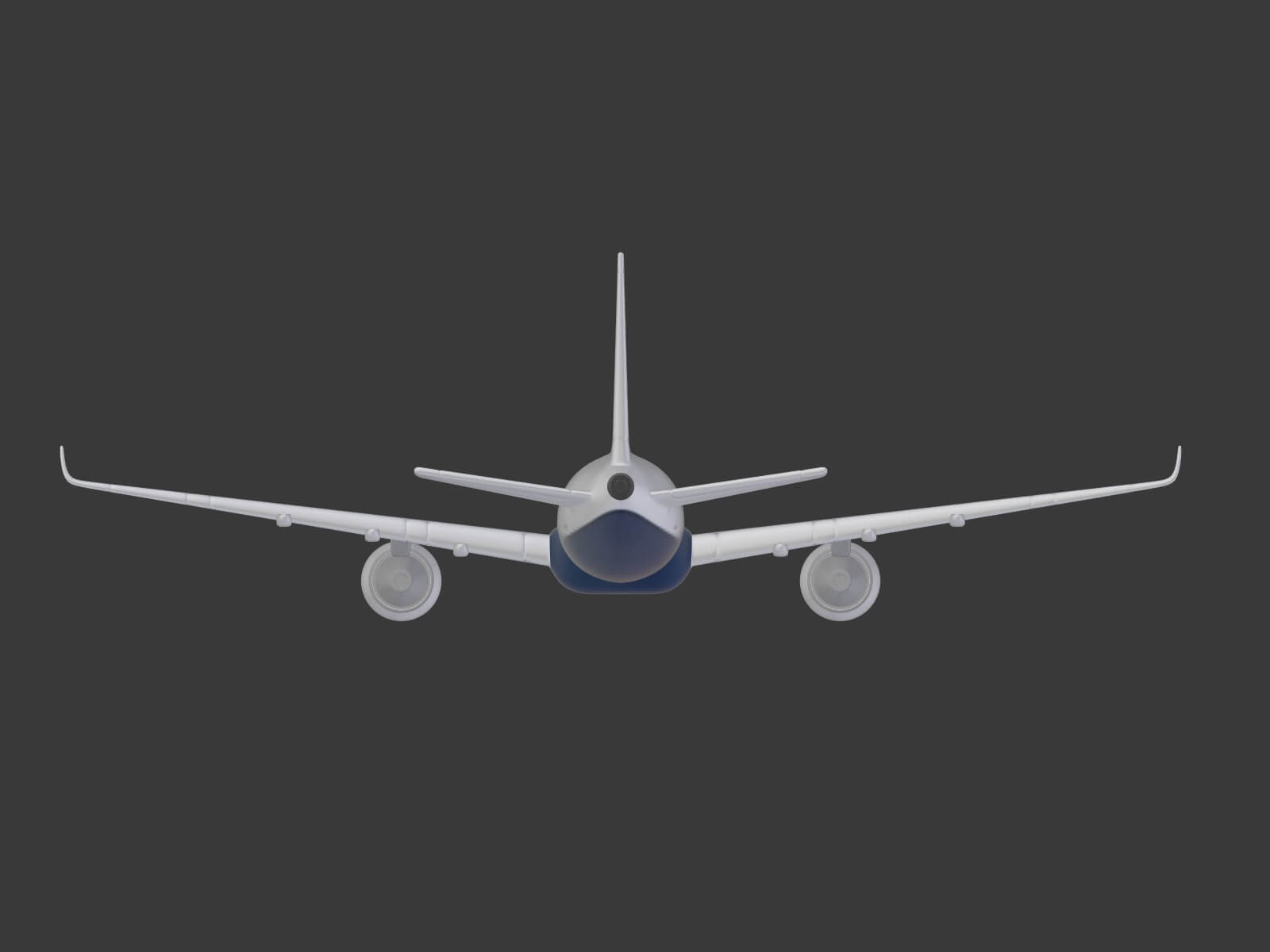 Generic Airliner - Low Poly 3D Model by Ocstard
