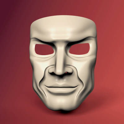 Anonymous Mask - 3D Model by Ocstard