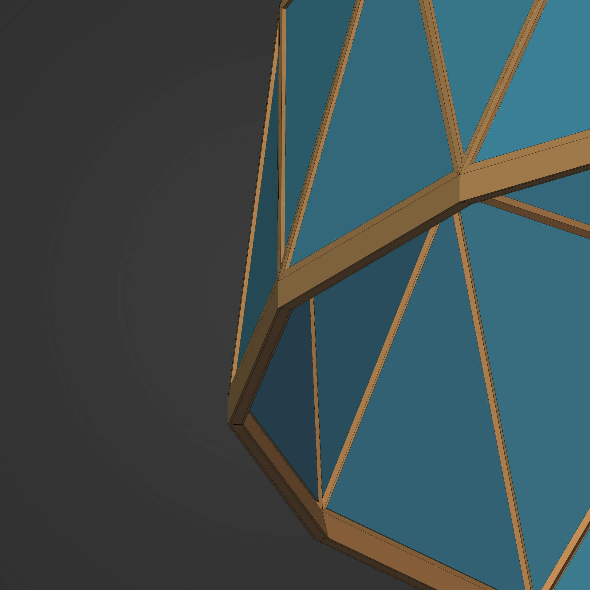 Low Poly Dome - 3D Model by Ocstard