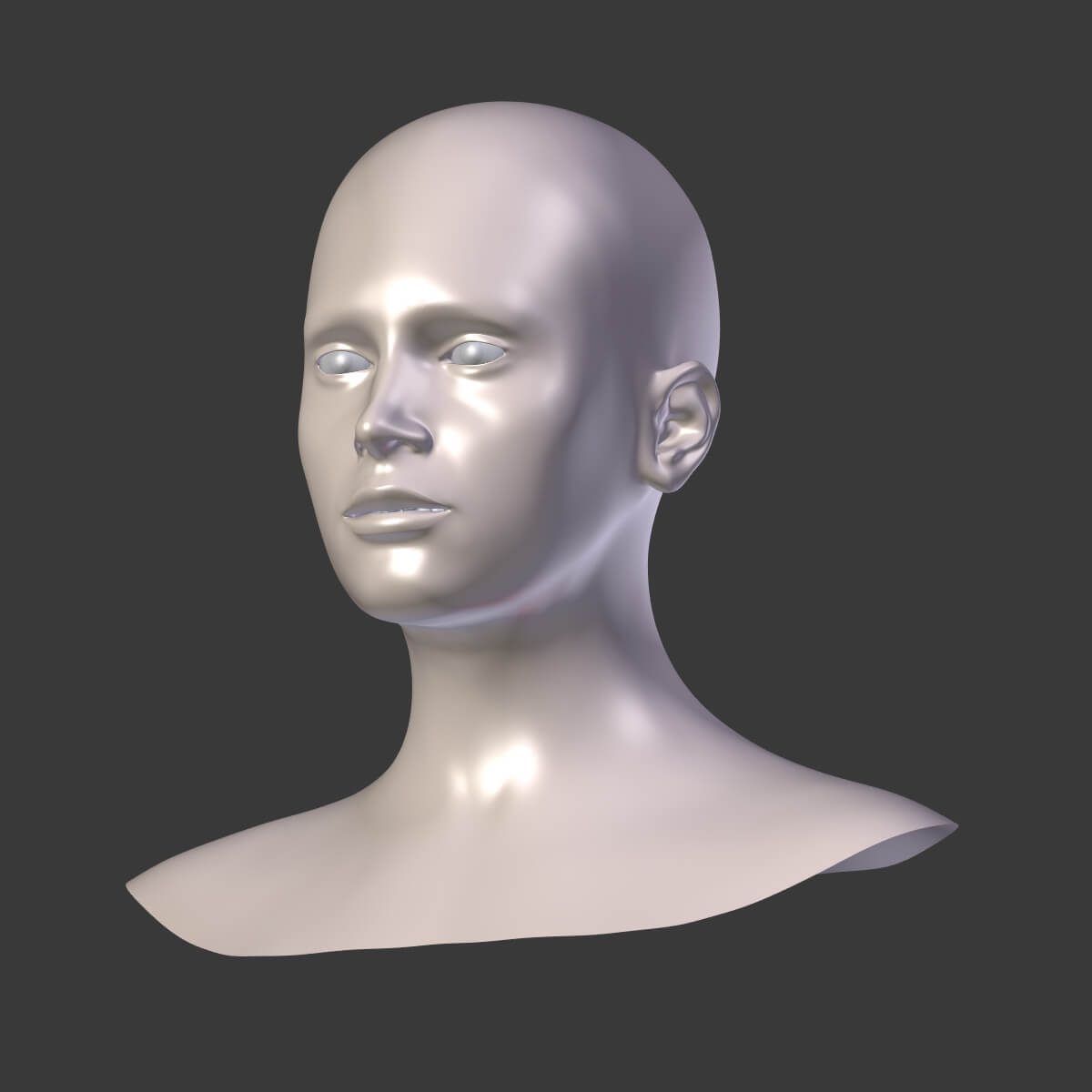 Woman Head Mannequin - 3D Model by Ocstard