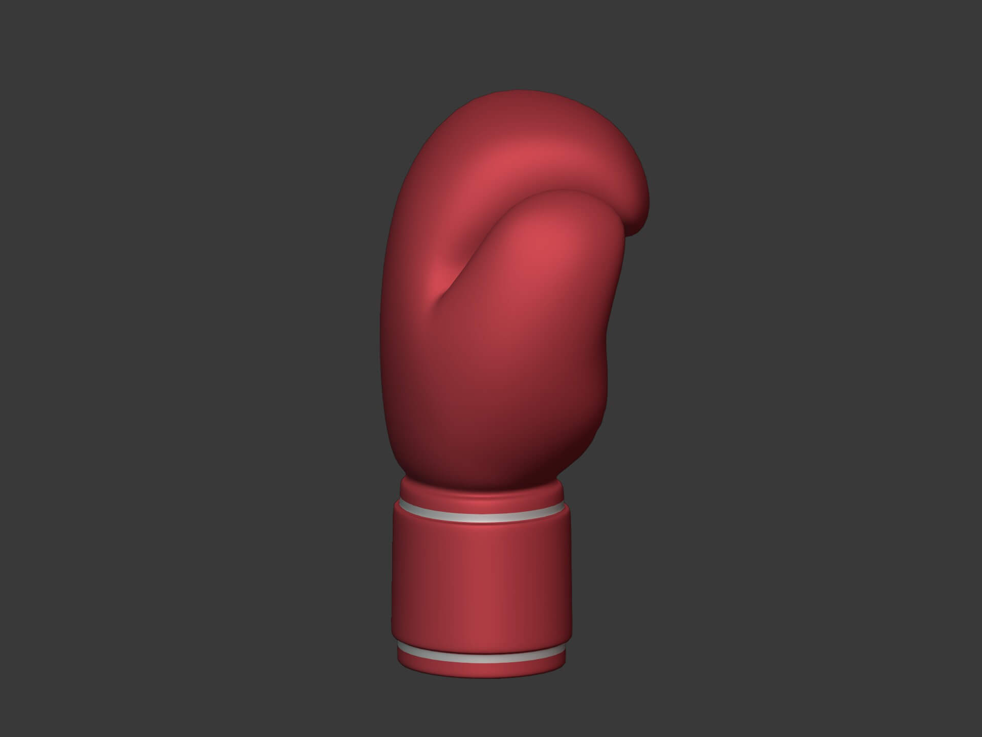Cartoon Boxing Gloves - 3D Model by Ocstard