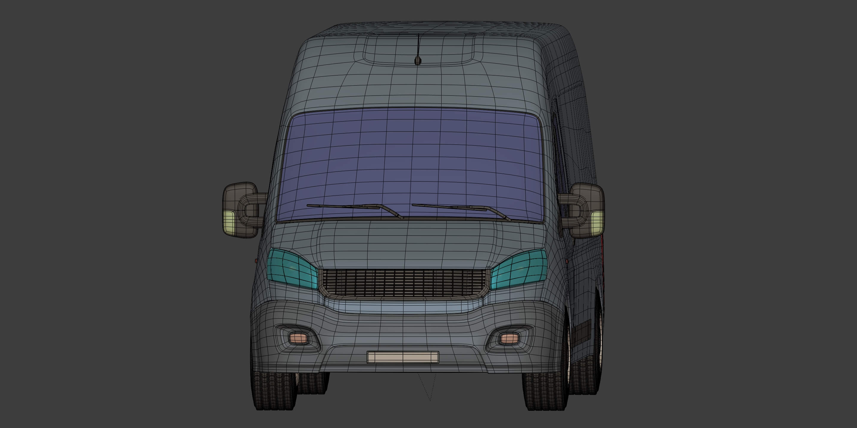 Generic Panel Van - 3D Model by Ocstard