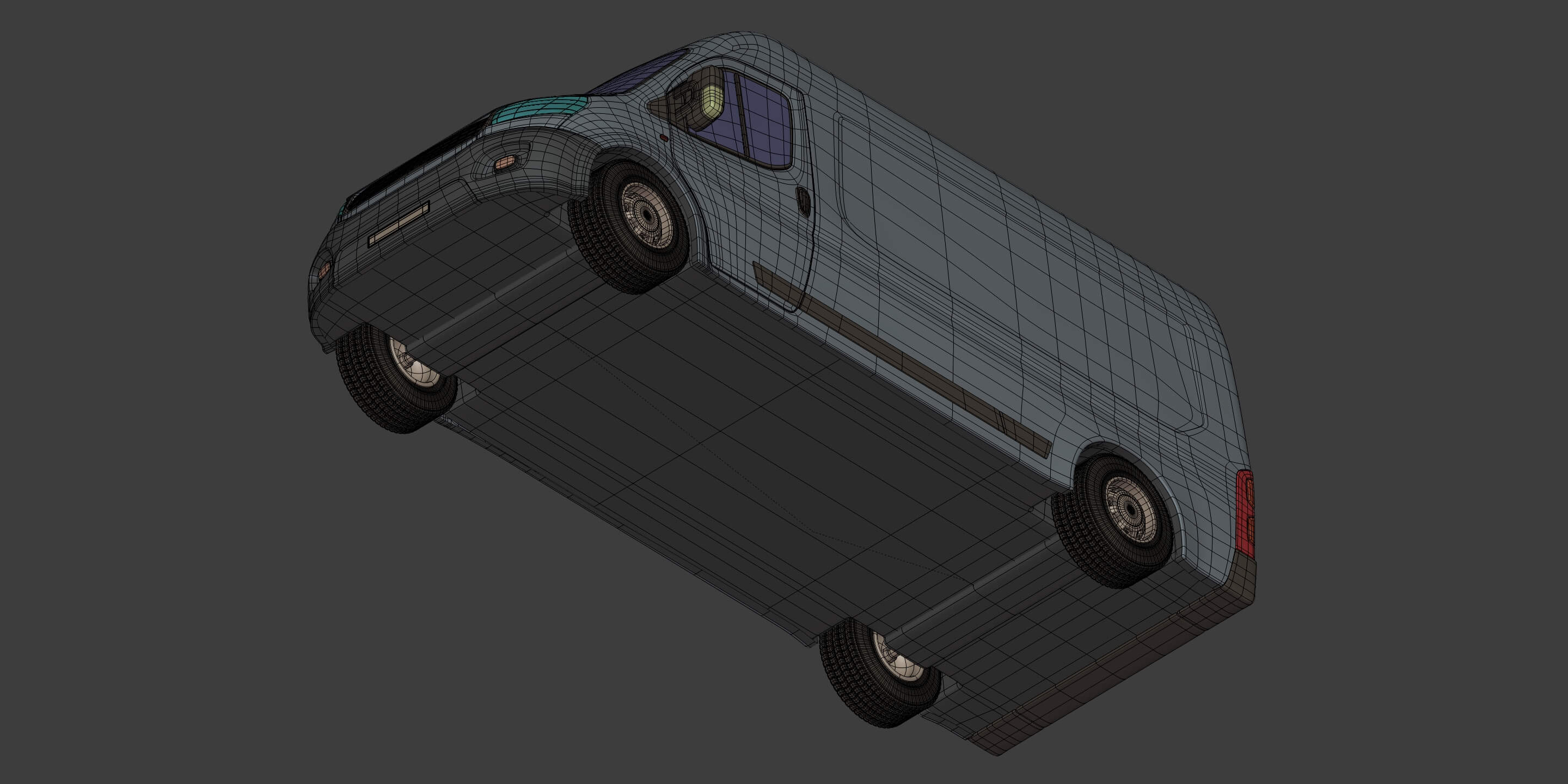 Generic Panel Van - 3D Model by Ocstard