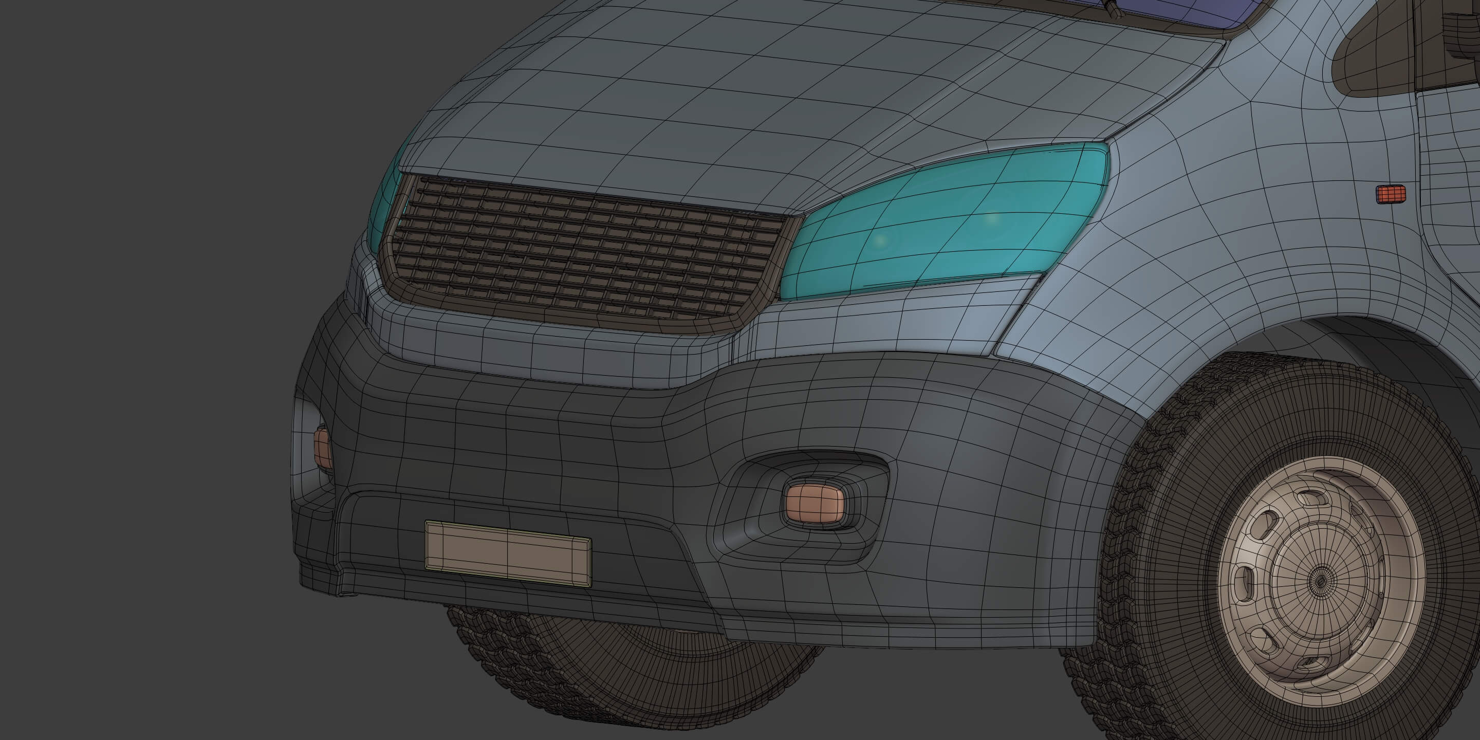 Generic Panel Van - 3D Model by Ocstard