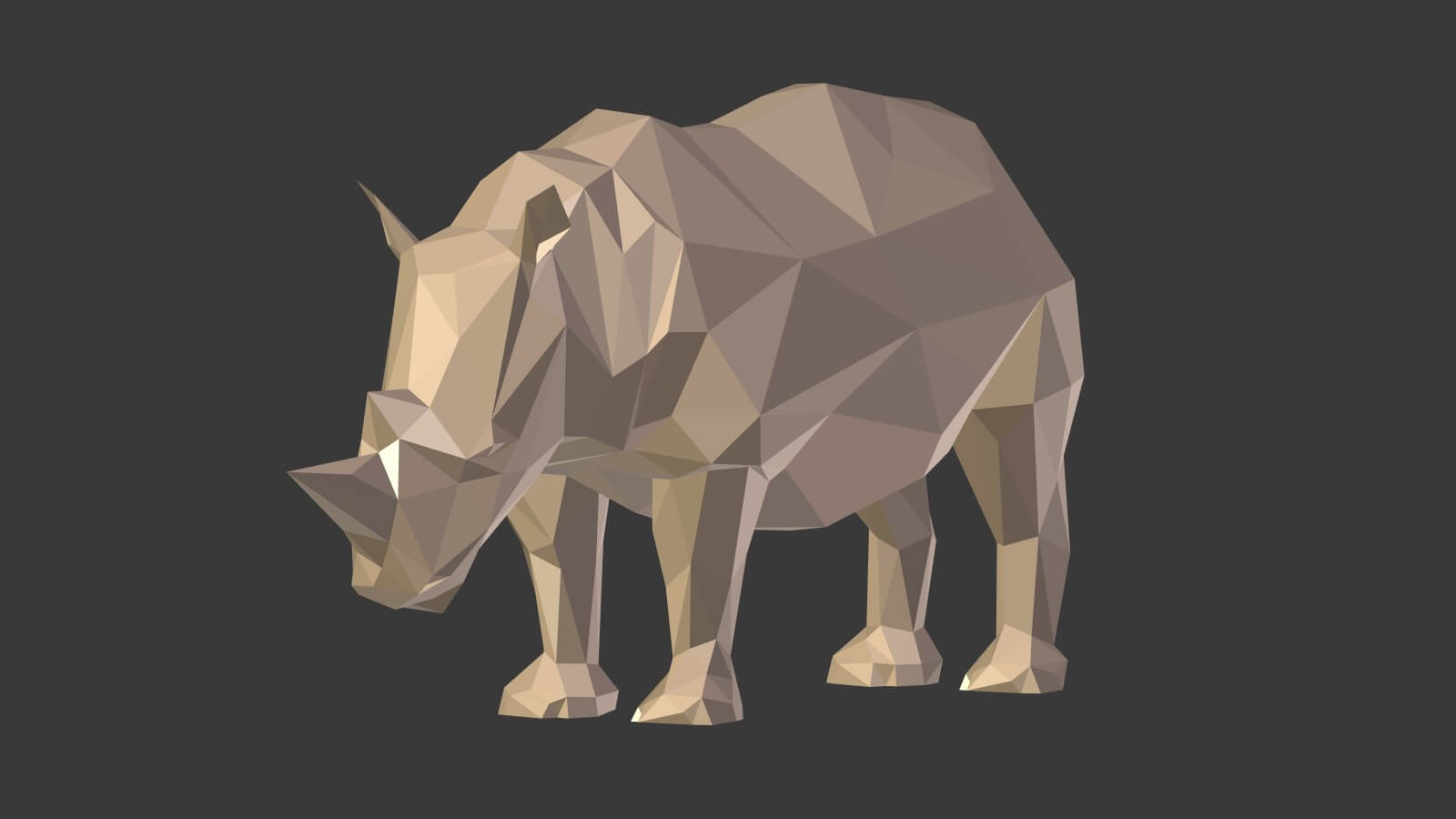Low Poly Cartoon Animals Figurines Pack - 3D Model by Ocstard