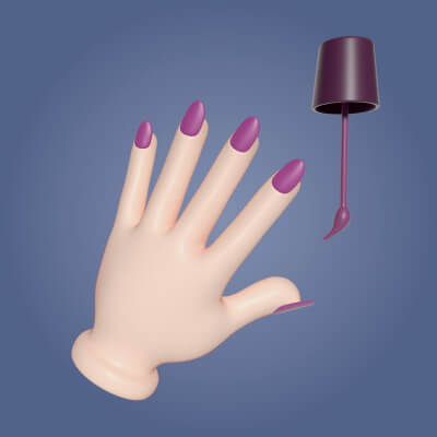 Cartoon Woman Hand - 3D Model by Ocstard