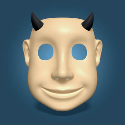 Toy Theater Mask for Kids - 3D Model by Ocstard