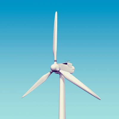 Generic Wind Turbine - 3D Model by Ocstard