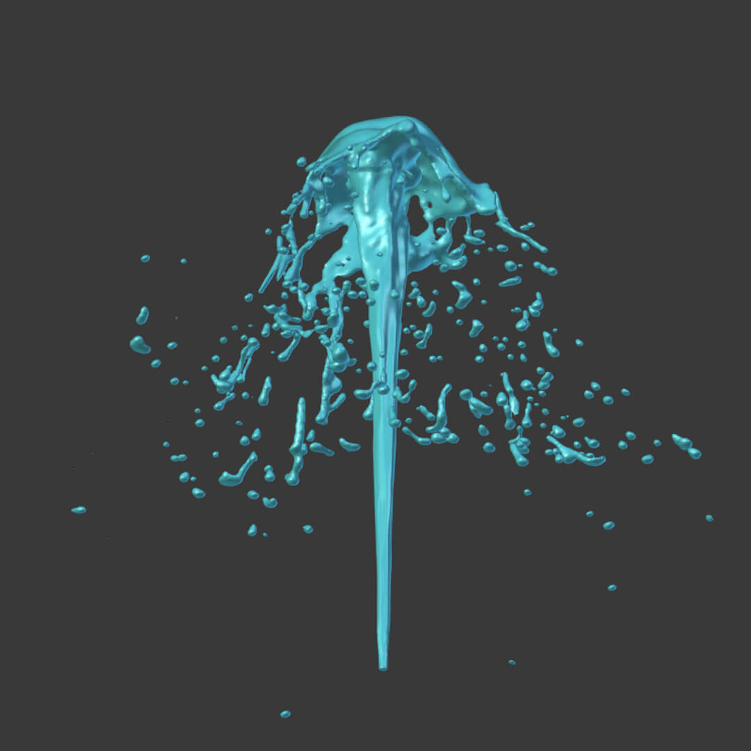 Splash Water - 3D Model by Ocstard