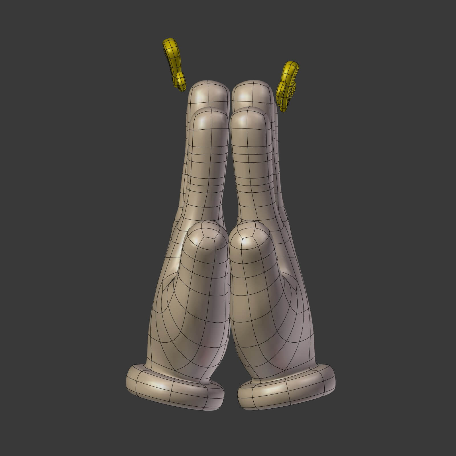 Applause Hand Icon - 3D Model by Ocstard