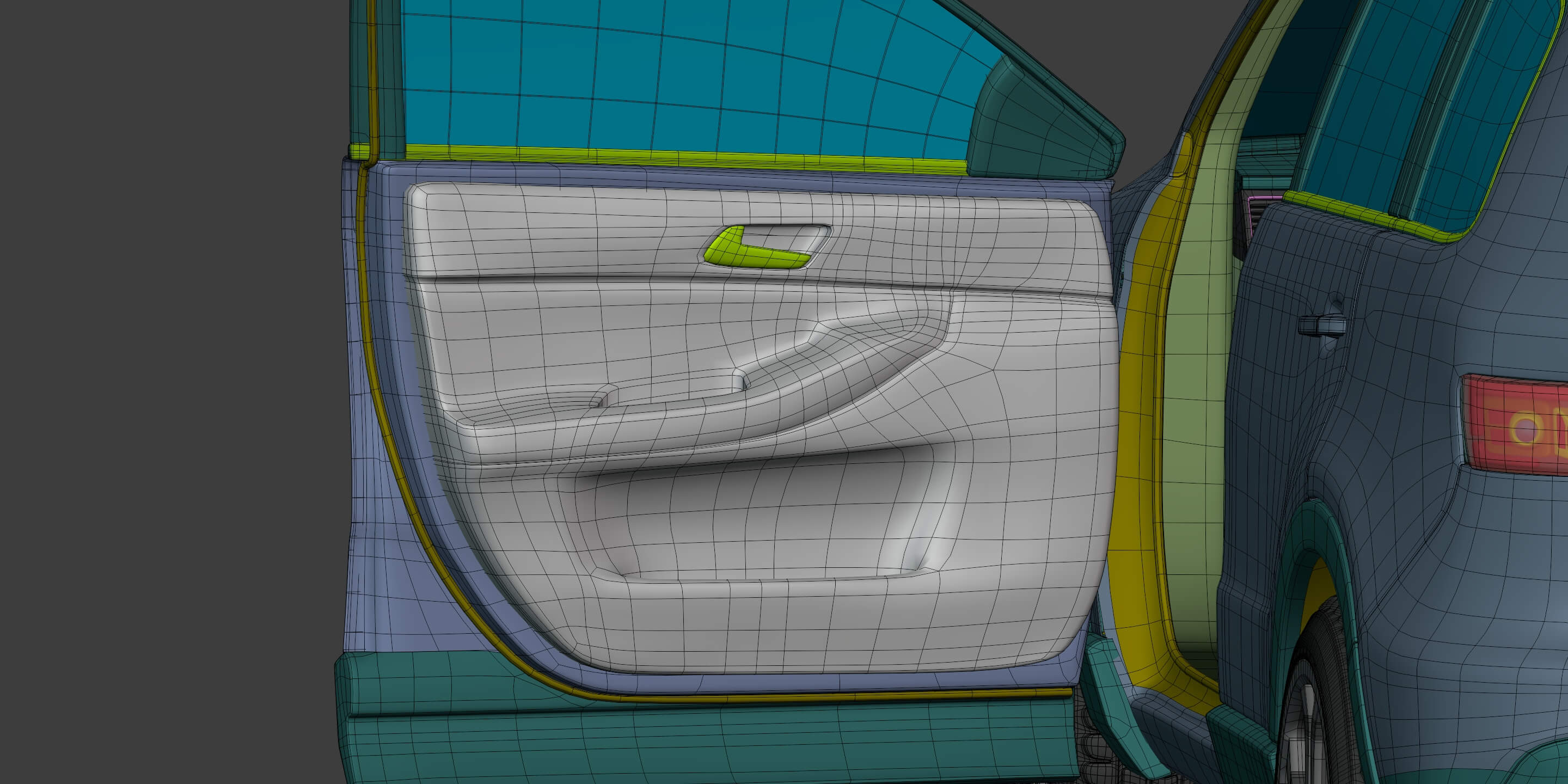 Generic Large Modern SUV Car - 3D Model by Ocstard