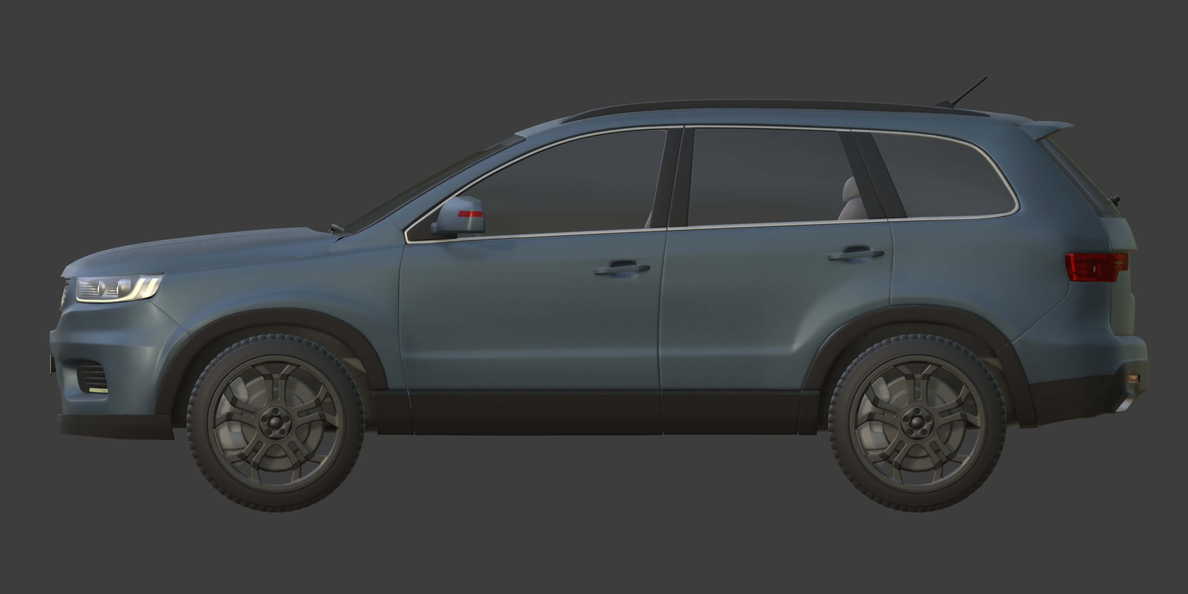Generic Large Modern SUV Car - 3D Model by Ocstard