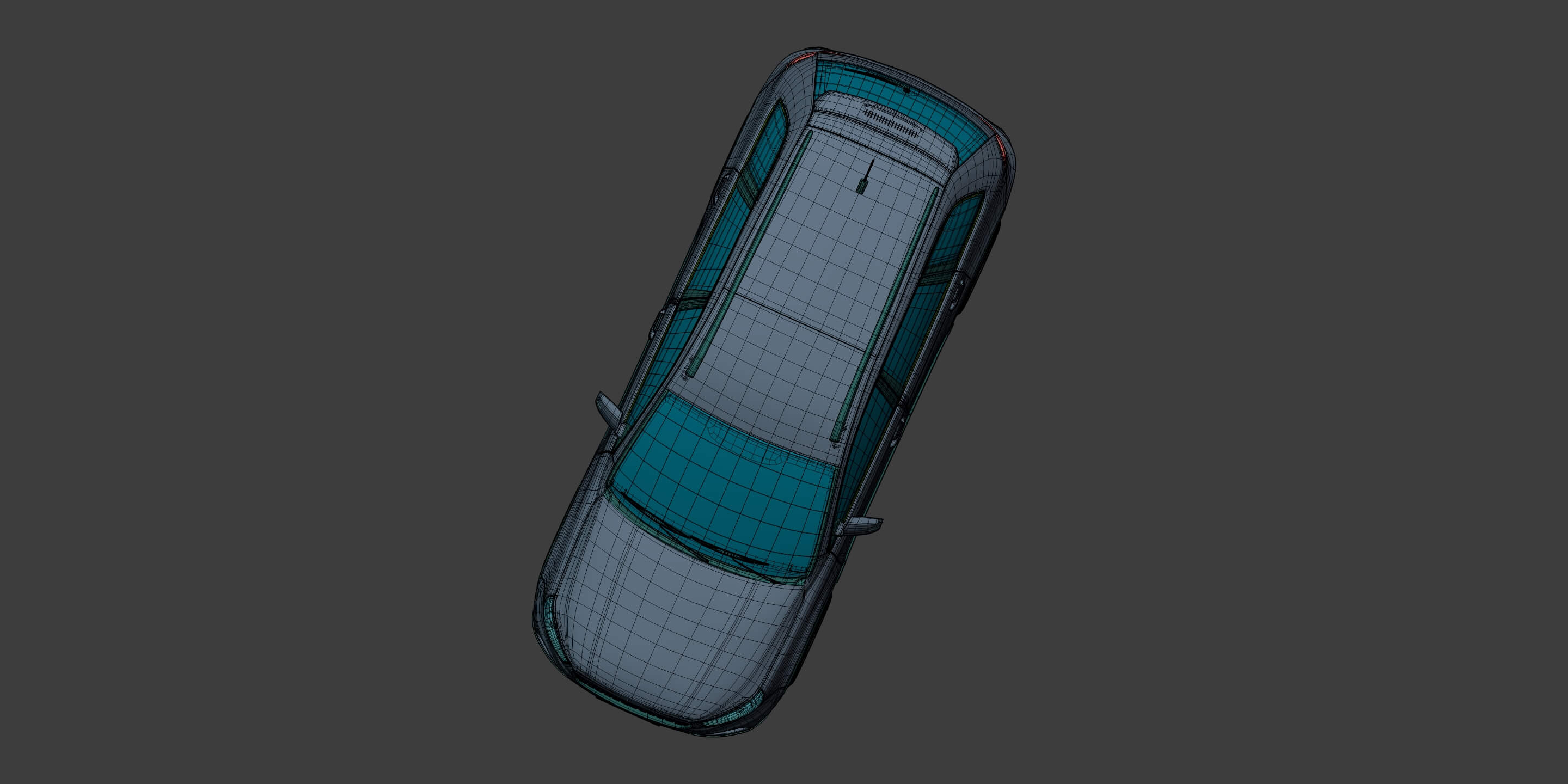 Generic Large Modern SUV Car - 3D Model by Ocstard