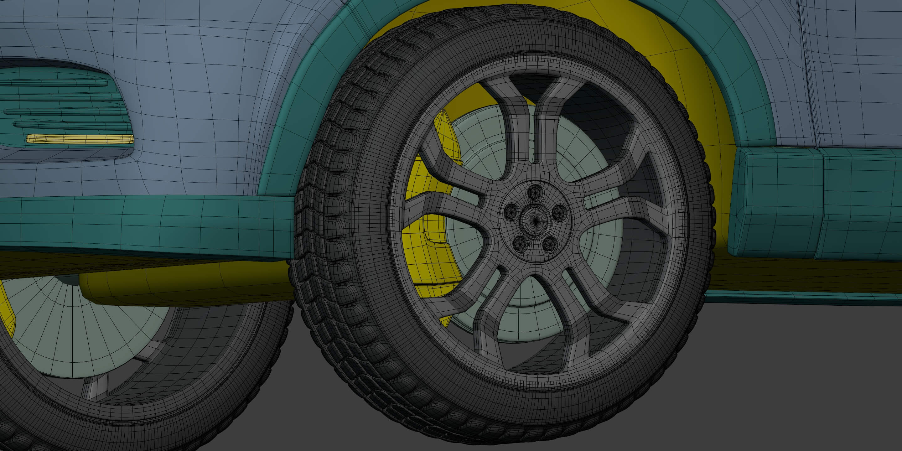 Generic Large Modern SUV Car - 3D Model by Ocstard