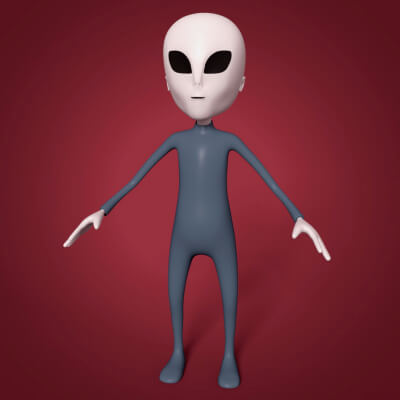 Low Poly Models | People | Aliens | RenderHub