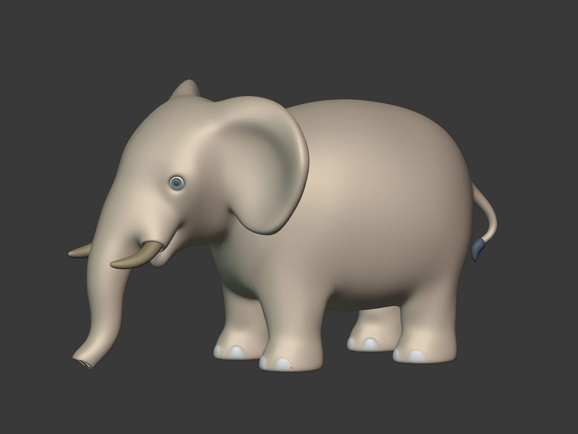 Cartoon Animals Pack - Elephant --Rhinoceros -- Hippopotamus 3D Model ...