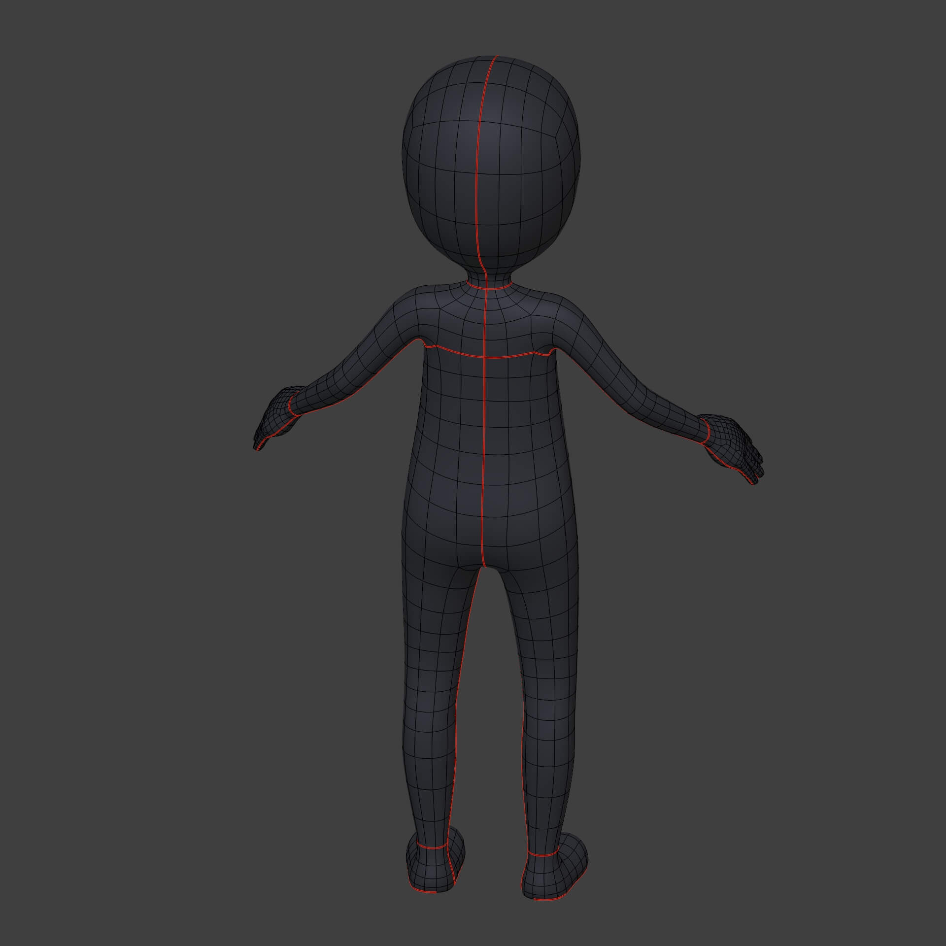 Cartoon Character - 3D Model by Ocstard