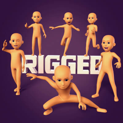 Low Poly Models | Characters | RenderHub