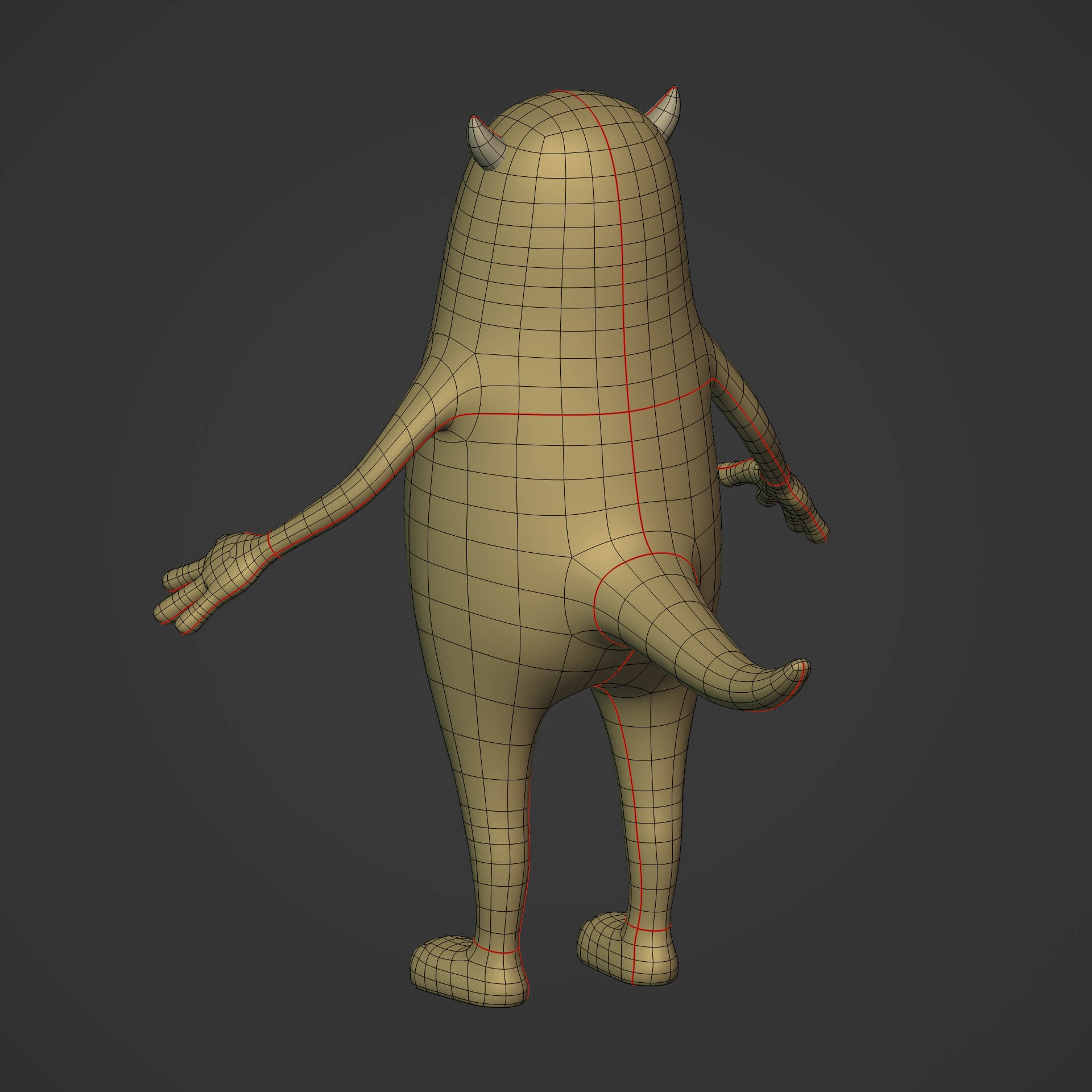 Cartoon Character - 3D Model by Ocstard