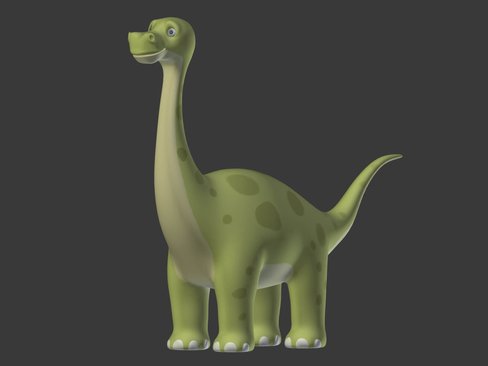 Cartoon Dinosaurs Collection - 3D Model by Ocstard