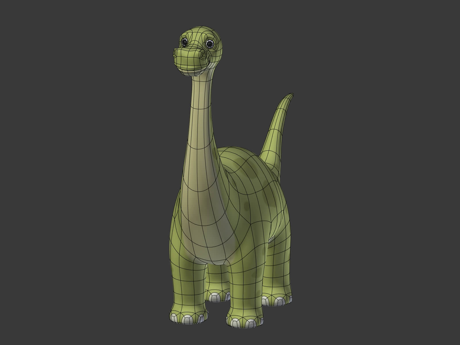 Cartoon Dinosaurs Collection - 3D Model by Ocstard