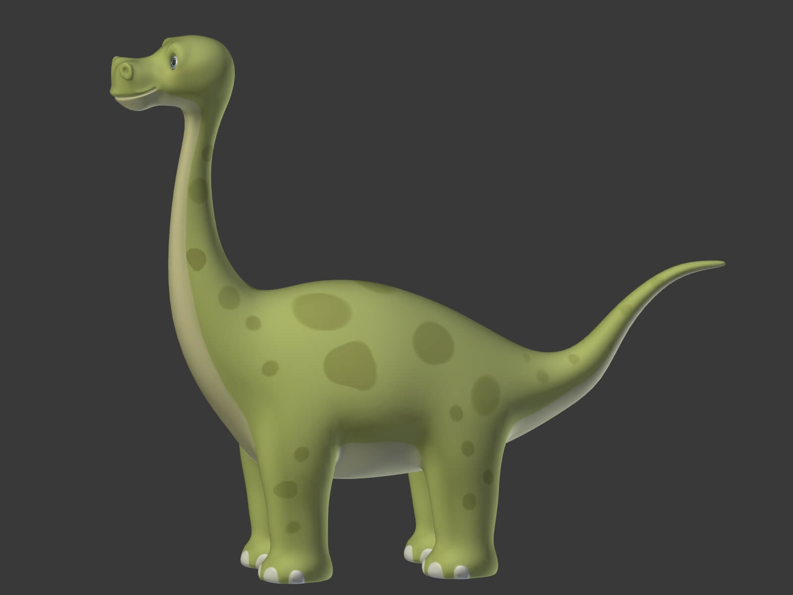 Cartoon Dinosaurs Collection - 3D Model by Ocstard
