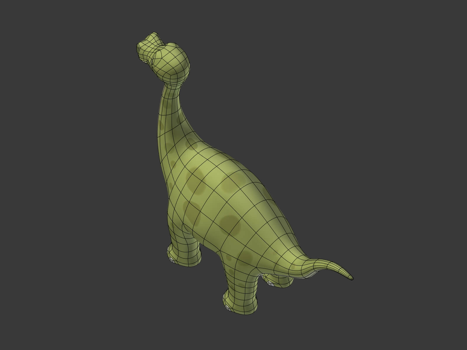 Cartoon Dinosaurs Collection - 3D Model by Ocstard