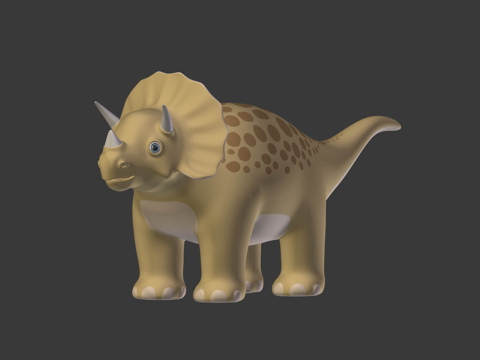 Cartoon Dinosaurs Collection - 3D Model by Ocstard