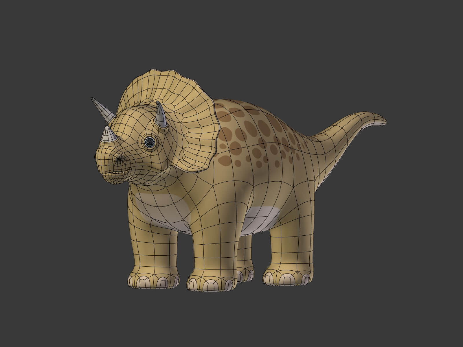 Cartoon Dinosaurs Collection - 3D Model by Ocstard