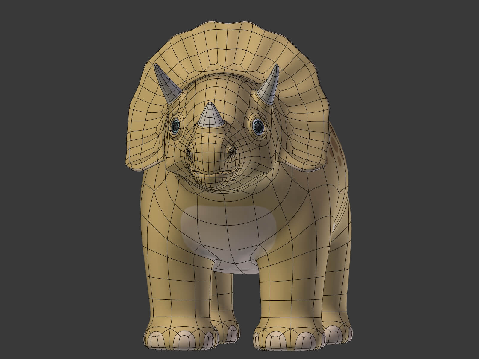 Cartoon Dinosaurs Collection - 3D Model by Ocstard