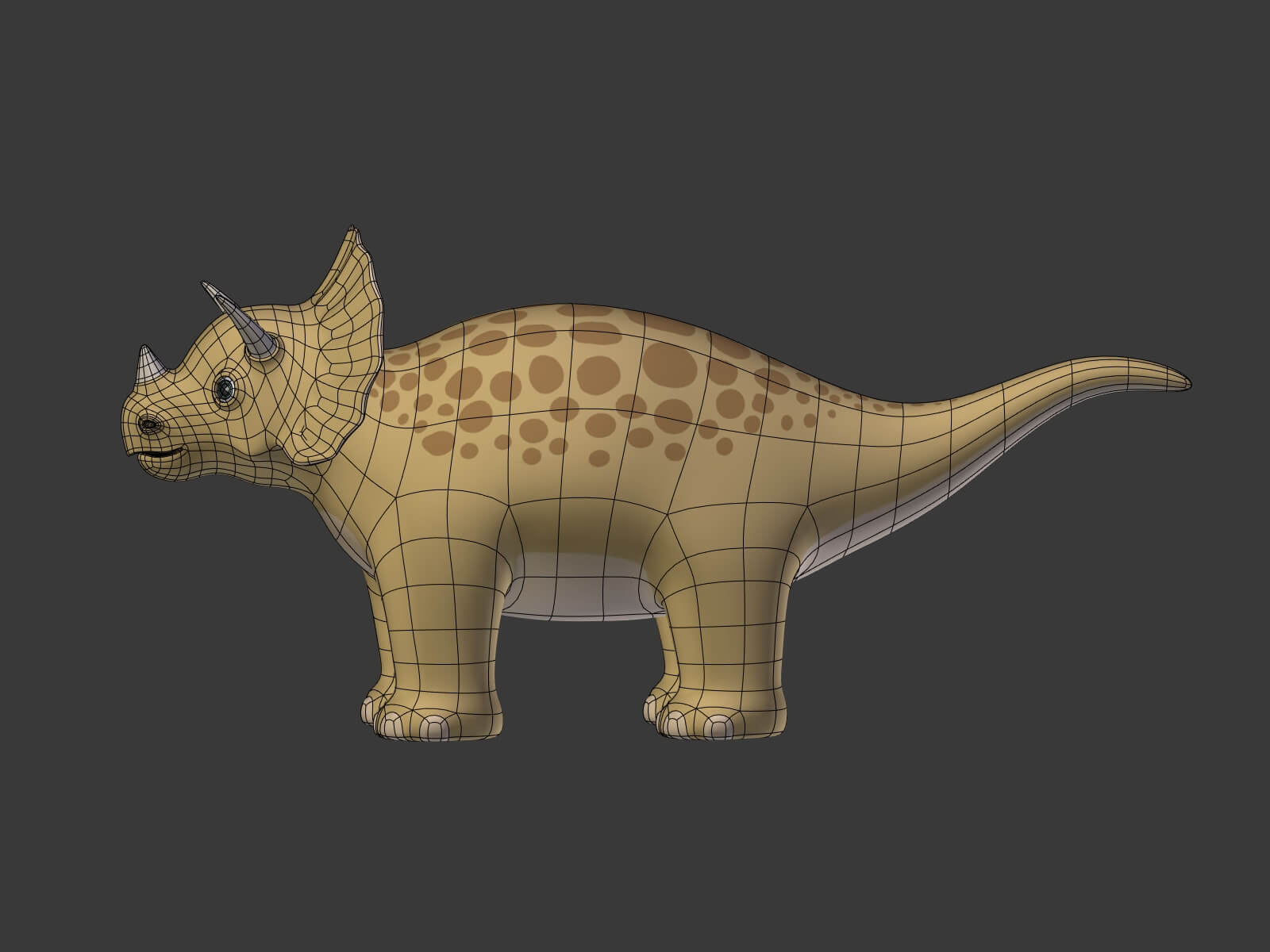 Cartoon Dinosaurs Collection - 3D Model by Ocstard