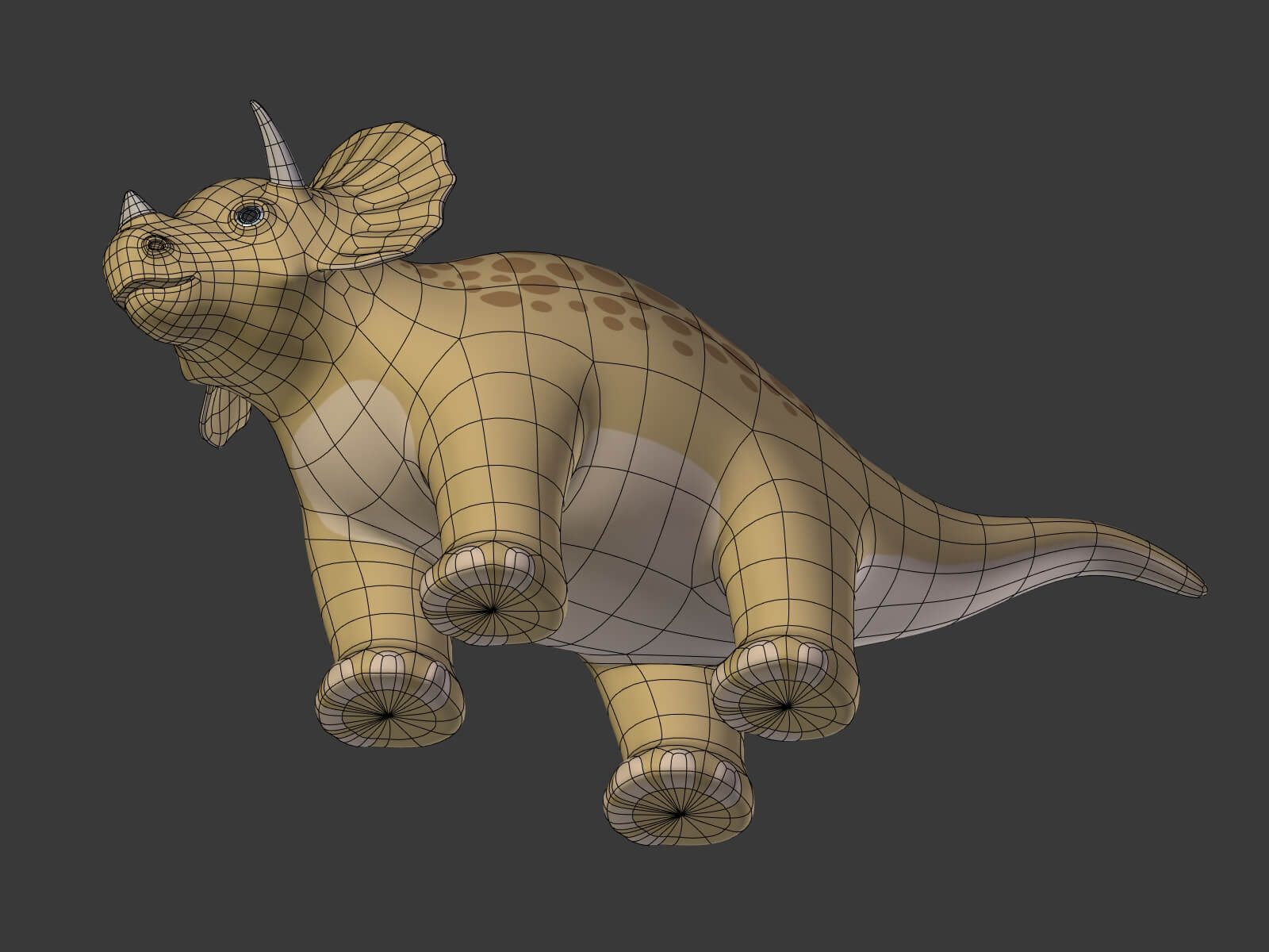 Cartoon Dinosaurs Collection - 3D Model by Ocstard