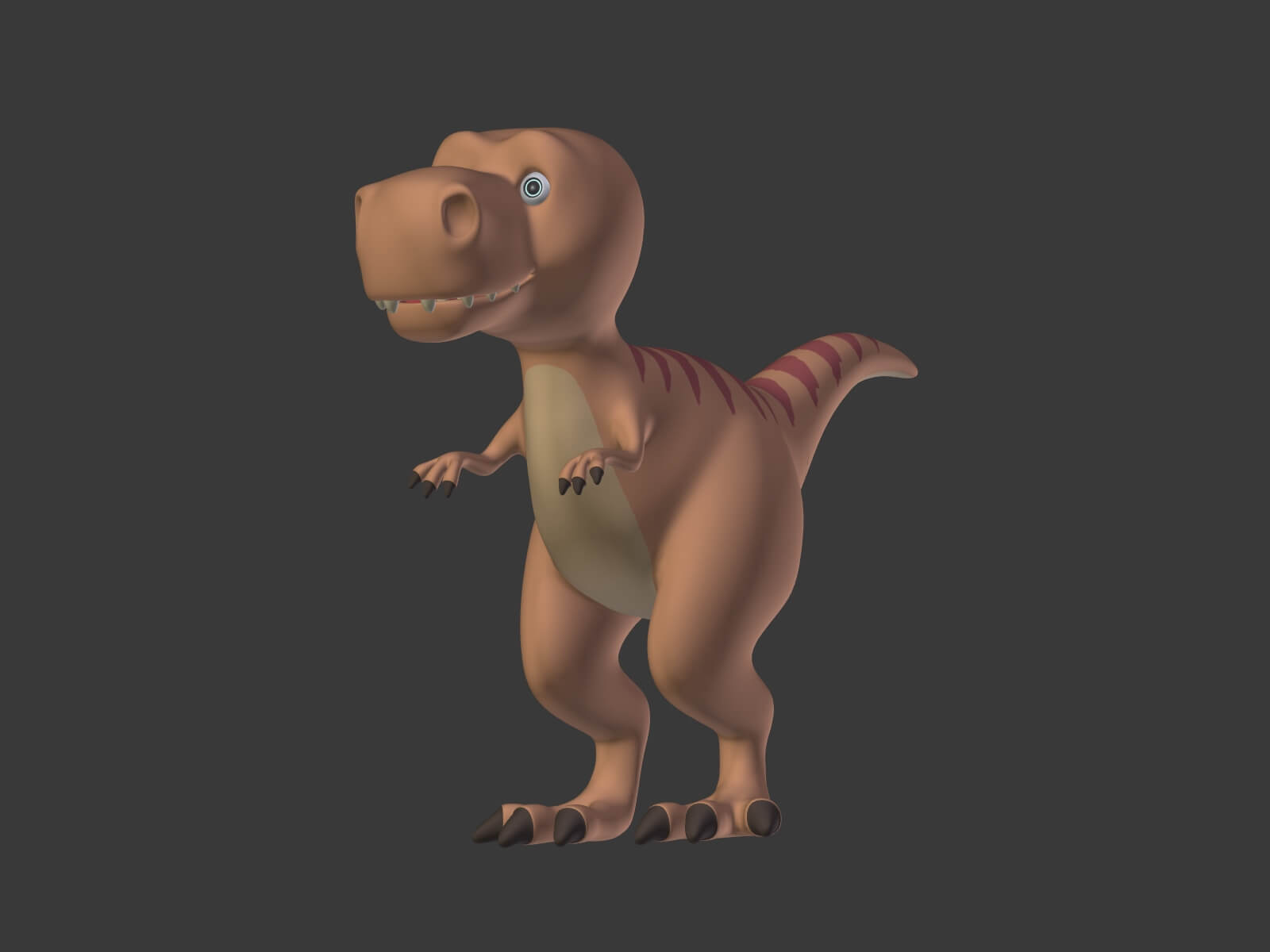 Cartoon Dinosaurs Collection - 3D Model by Ocstard